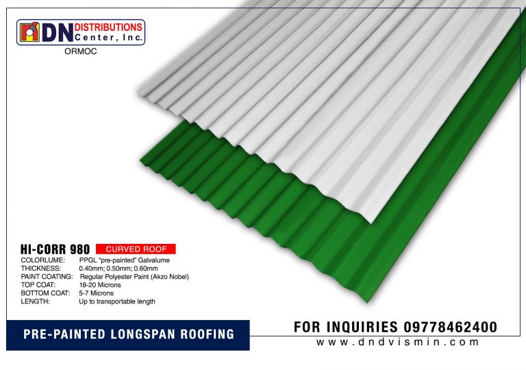 DN HI-CORR 980 – CURVED ROOF – DN Distribution